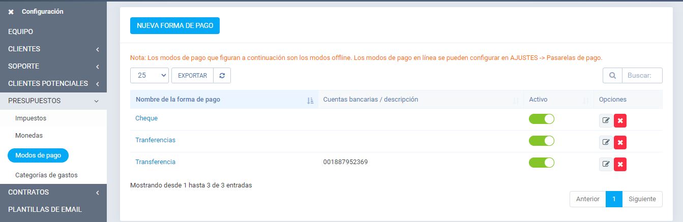 Modos de pago – Malla Docs